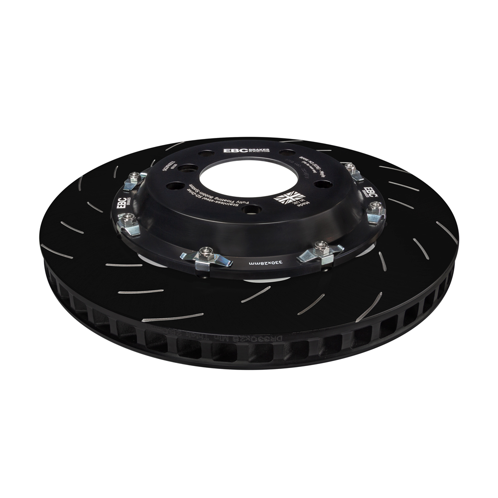 EBC Brakes 330x28mm Front Racing 2-Piece Floating Brake Discs (Pair ...