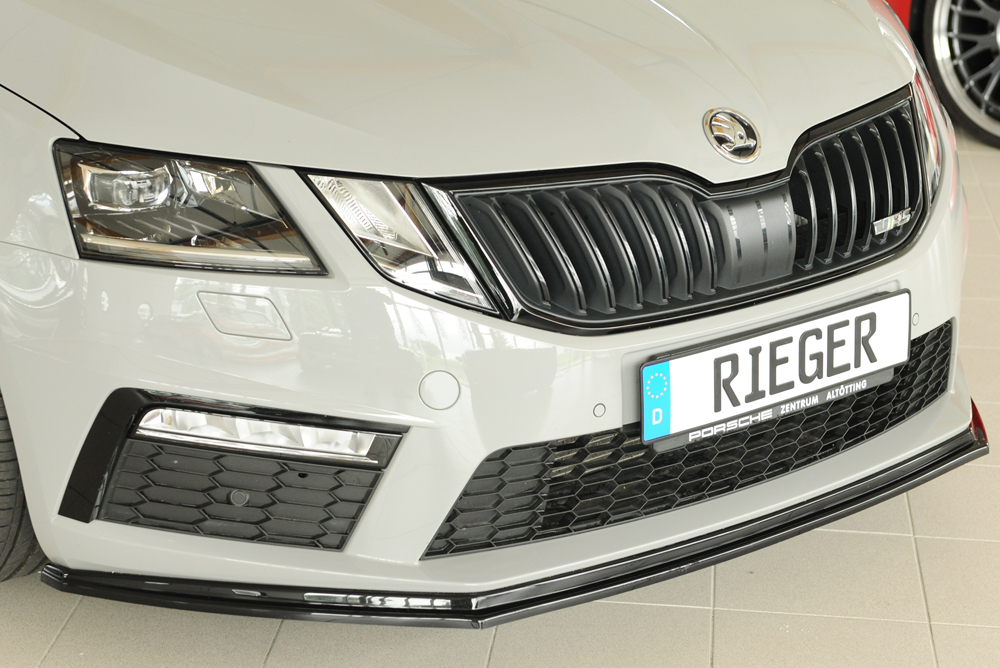 Rieger Skoda Octavia VRS 5E Facelift Front Splitter Progressive Parts