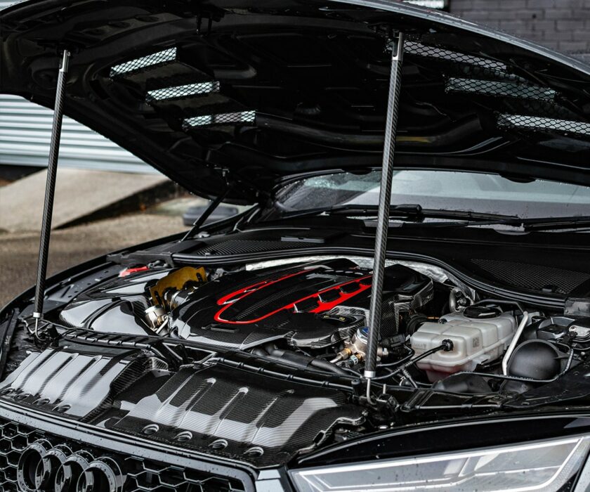 Pro Props 'Black Edition' Carbon Fibre Bonnet Prop | Progressive Parts